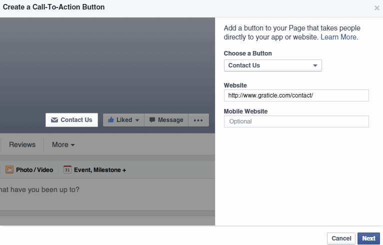 NEW: Facebook Pages Call to Action Buttons - Graticle Design – Longview ...